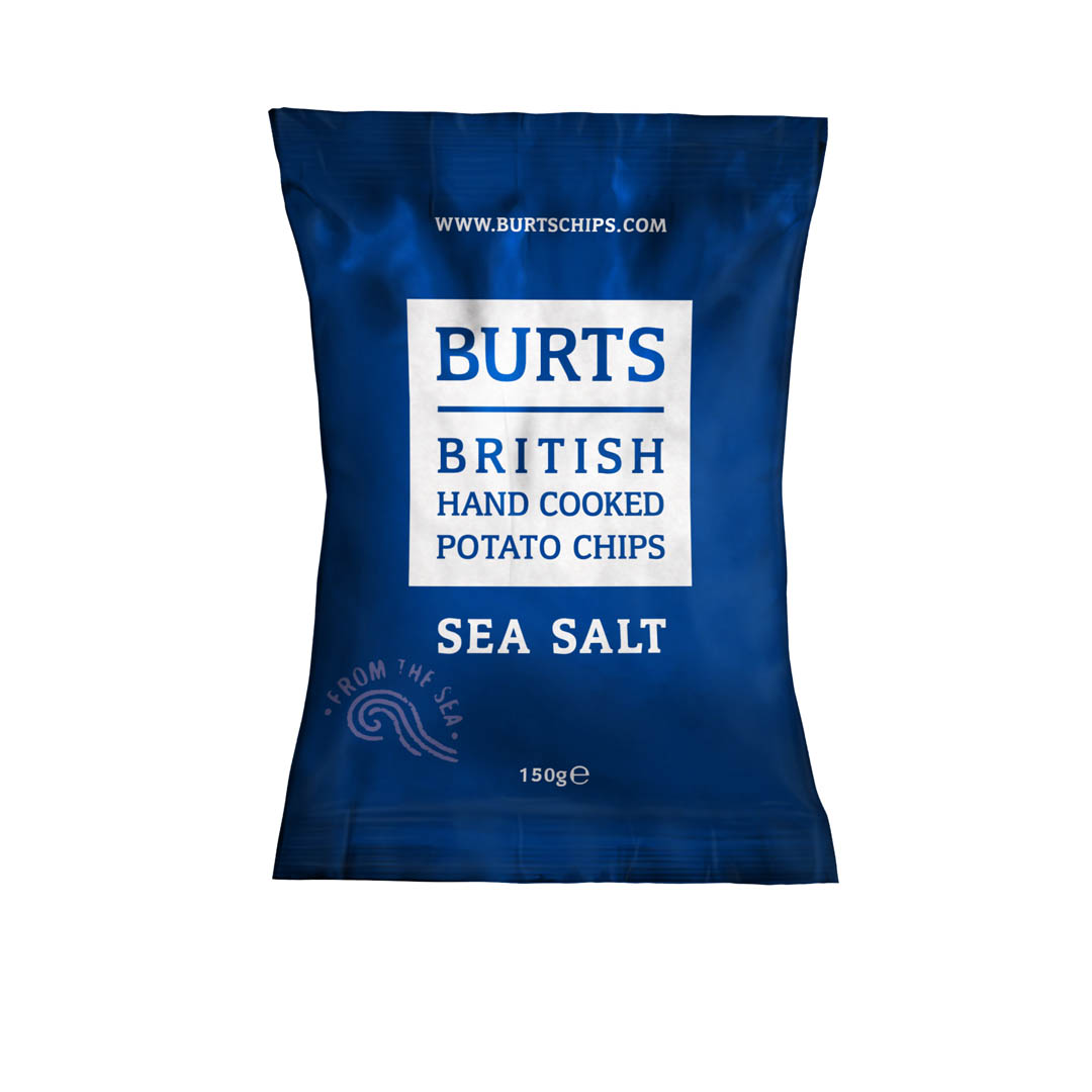 Burts Sharing Bag Lightly Salted Crisps 150g - Farmers Fayre