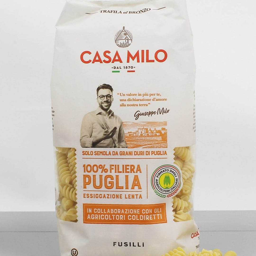 Casa Milo Fusilli Pasta 500g - Farmers Fayre