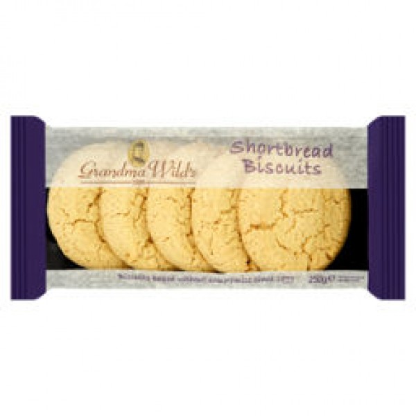 Giant Shortbread Biscuits x 5 250g - Farmers Fayre