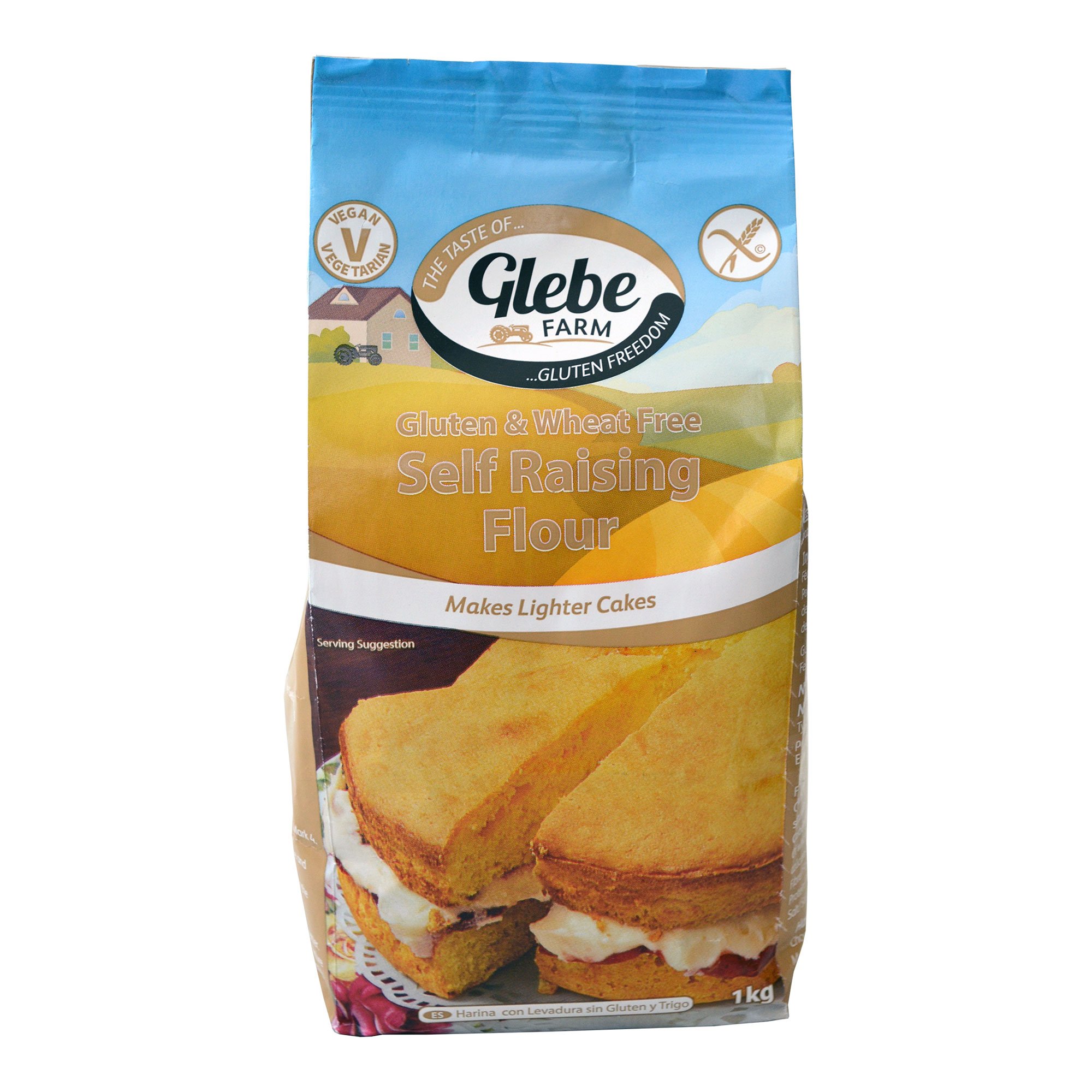 Glebe Farm GF Self Raising Flour 1kg - Farmers Fayre