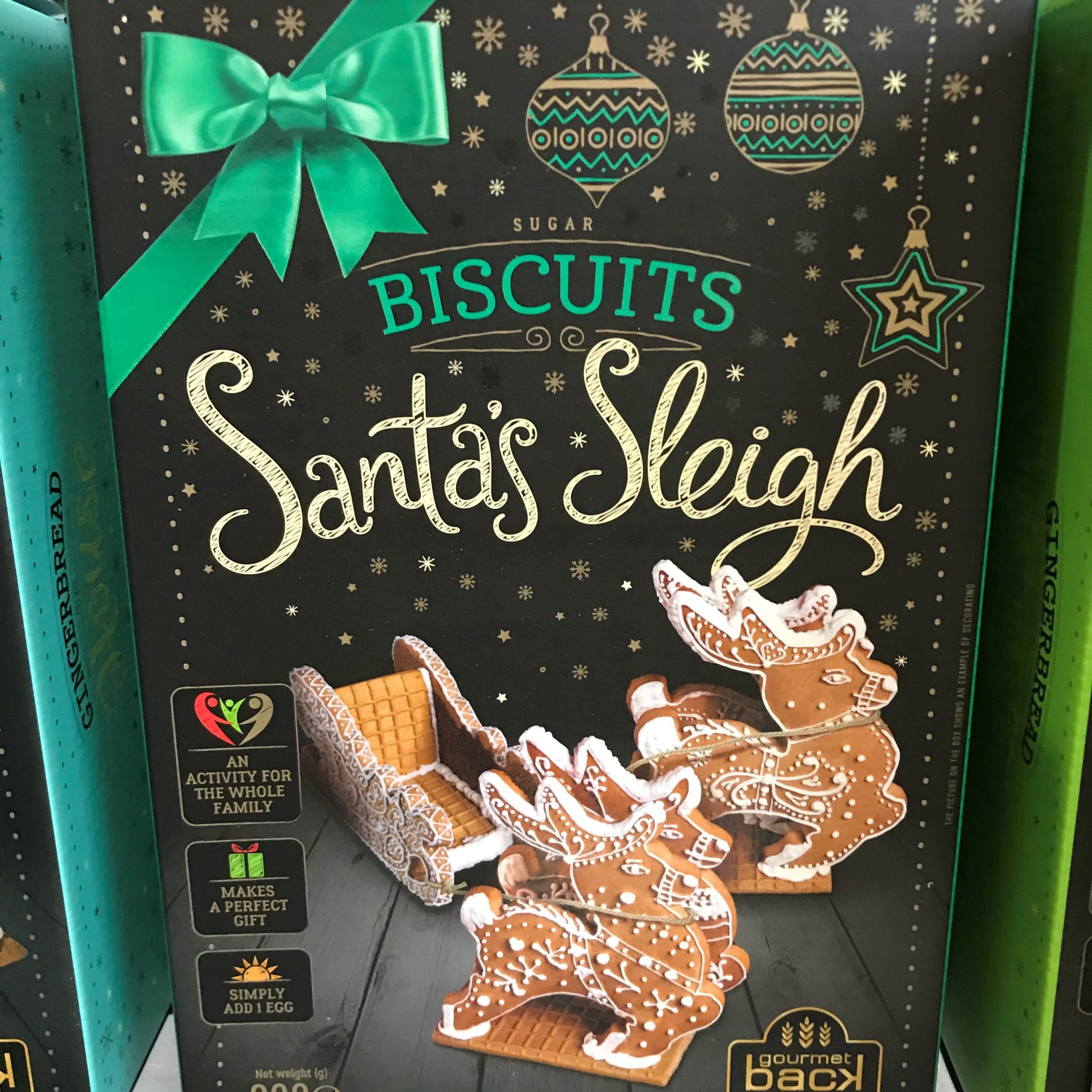 Treat Kitchen - Make Your Own Gingerbread Santa's Sleigh Kit 900g ...