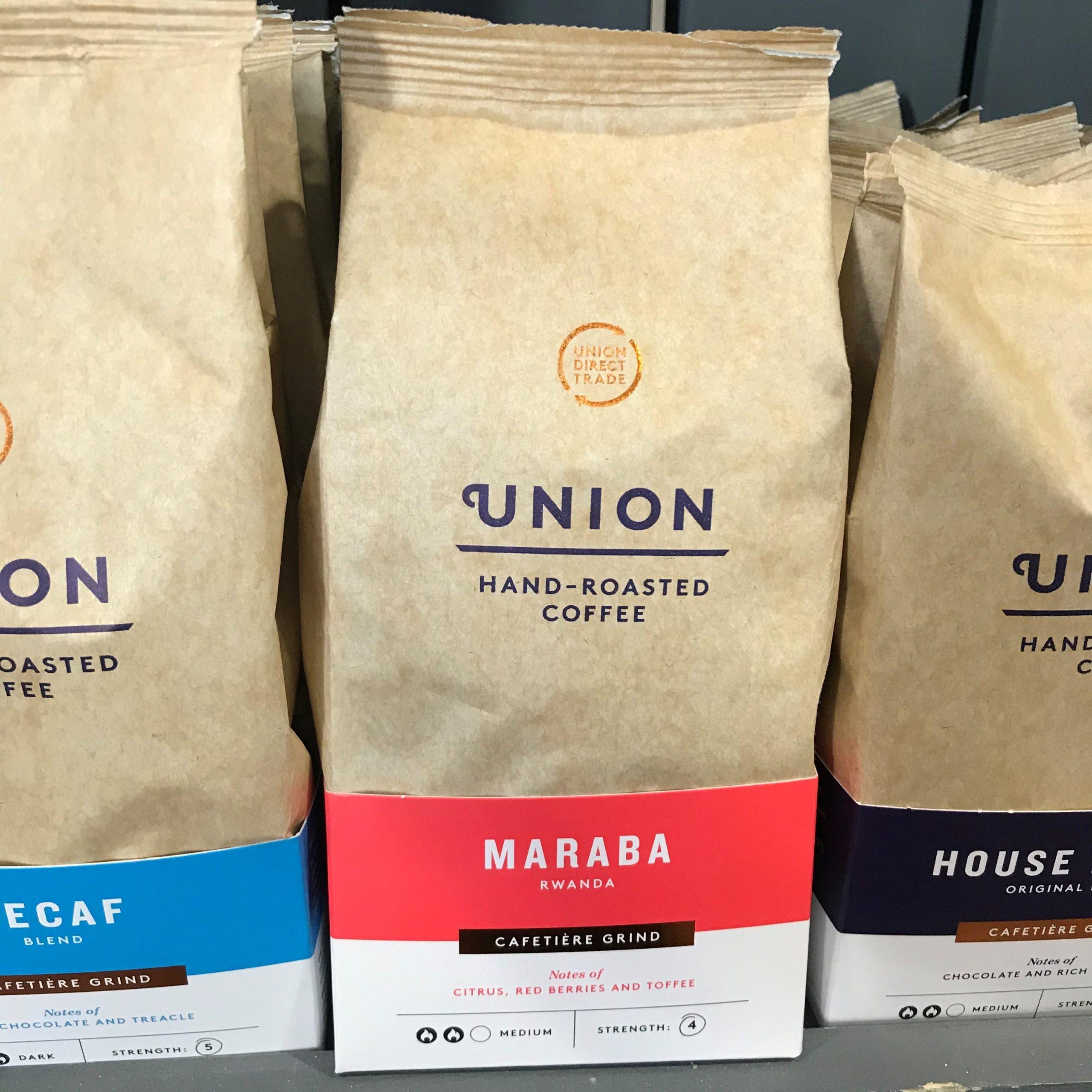 Union Rwanda Maraba Ground Coffee (Strength 4) 200g - Farmers Fayre
