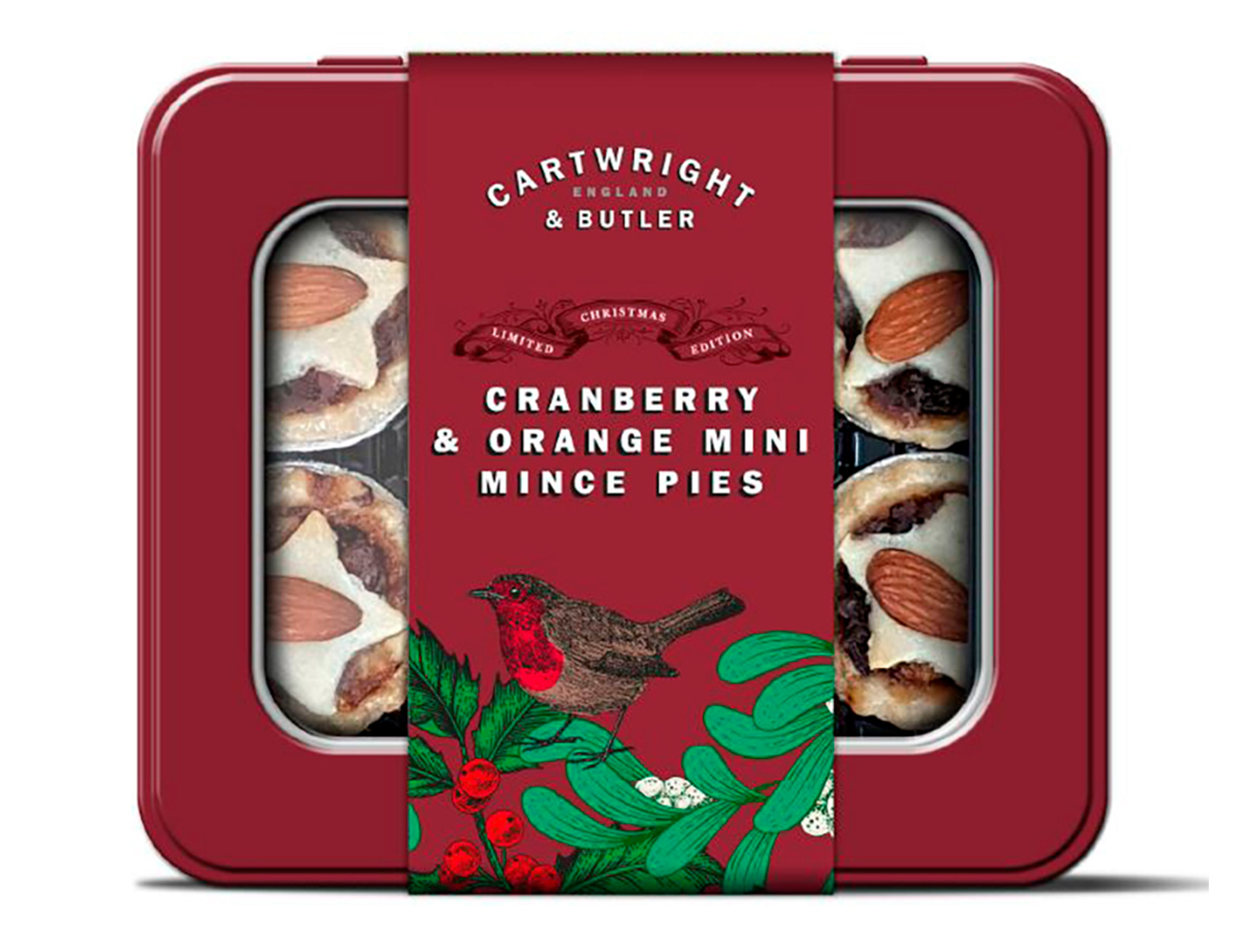 Cartwright & Butler 6 x Mince Pies in a Tin - Farmers Fayre