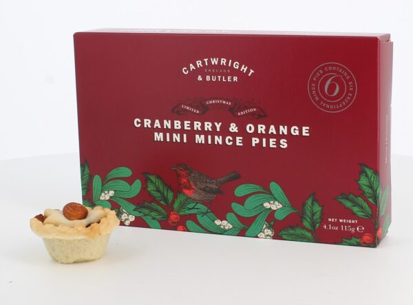 Cartwright & Butler 6 x Mince Pies in Carton - Farmers Fayre